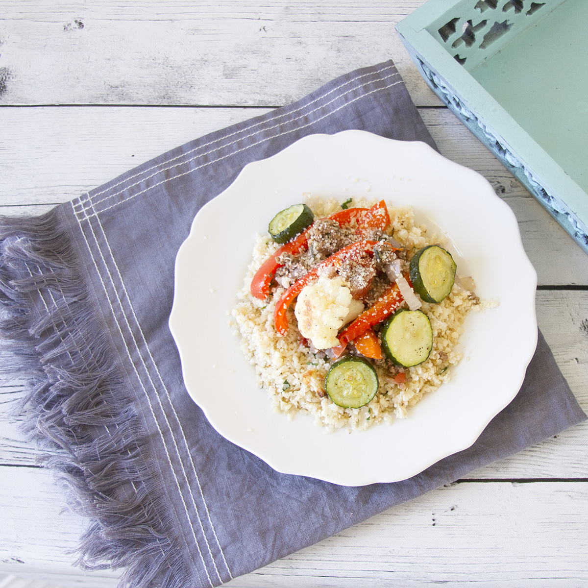 Weeknight Ragù with Cauliflower Rice - SugarBye.com